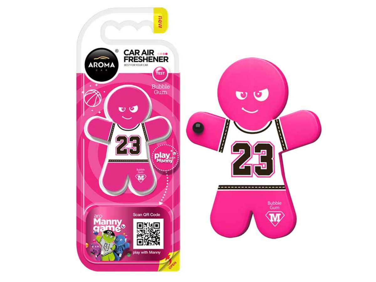 AROMA CAR Lufterfrischer Car Manny Befestigung am Lüftungsschlitz ...